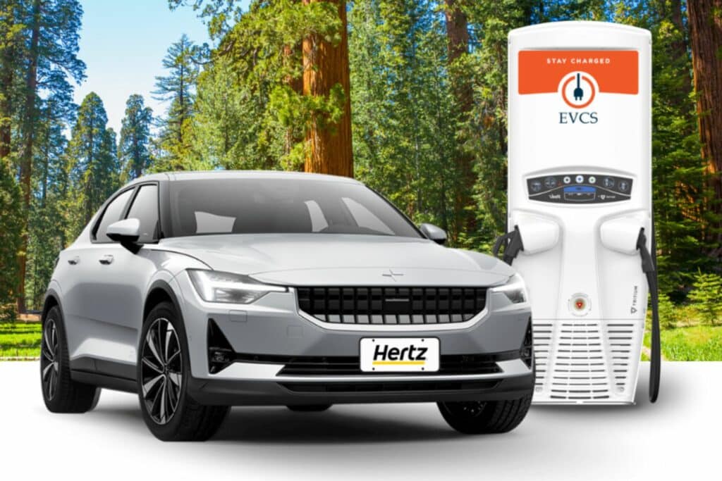 Hertz Rideshare EV Renters Go the Extra Mile with EVCS - The EV Report